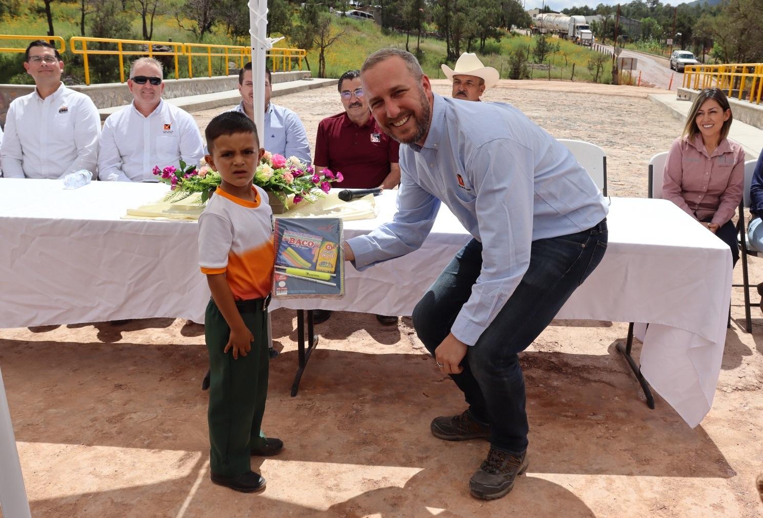 Minas de Oro Nacional entrega puente de acceso a Matarachi - Mundo ...